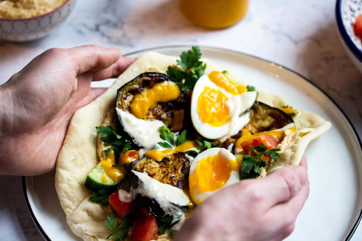 Sabich : petit déjeuner israélien de street food | Bistro Badia